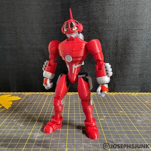 3D Printed crimson Cyclone Action Figure Fully - Etsy