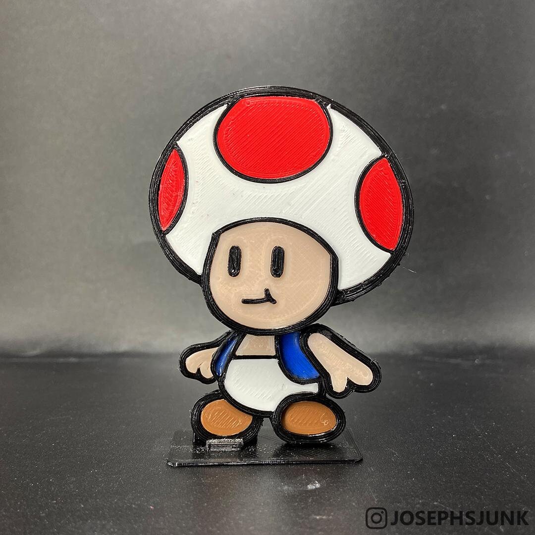 3D Printed "paper Portobello" Magnetic Toy - Etsy