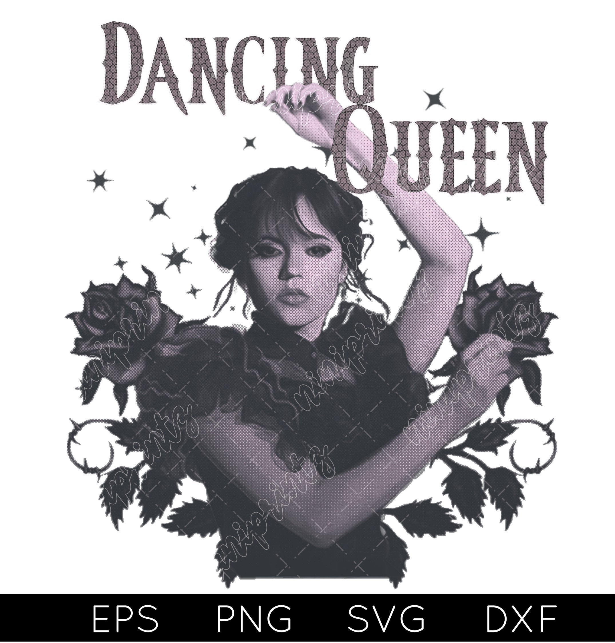 Wednesday SVG, Wednesday Addams Stickers PNG, Dancing Queen Shirt ...