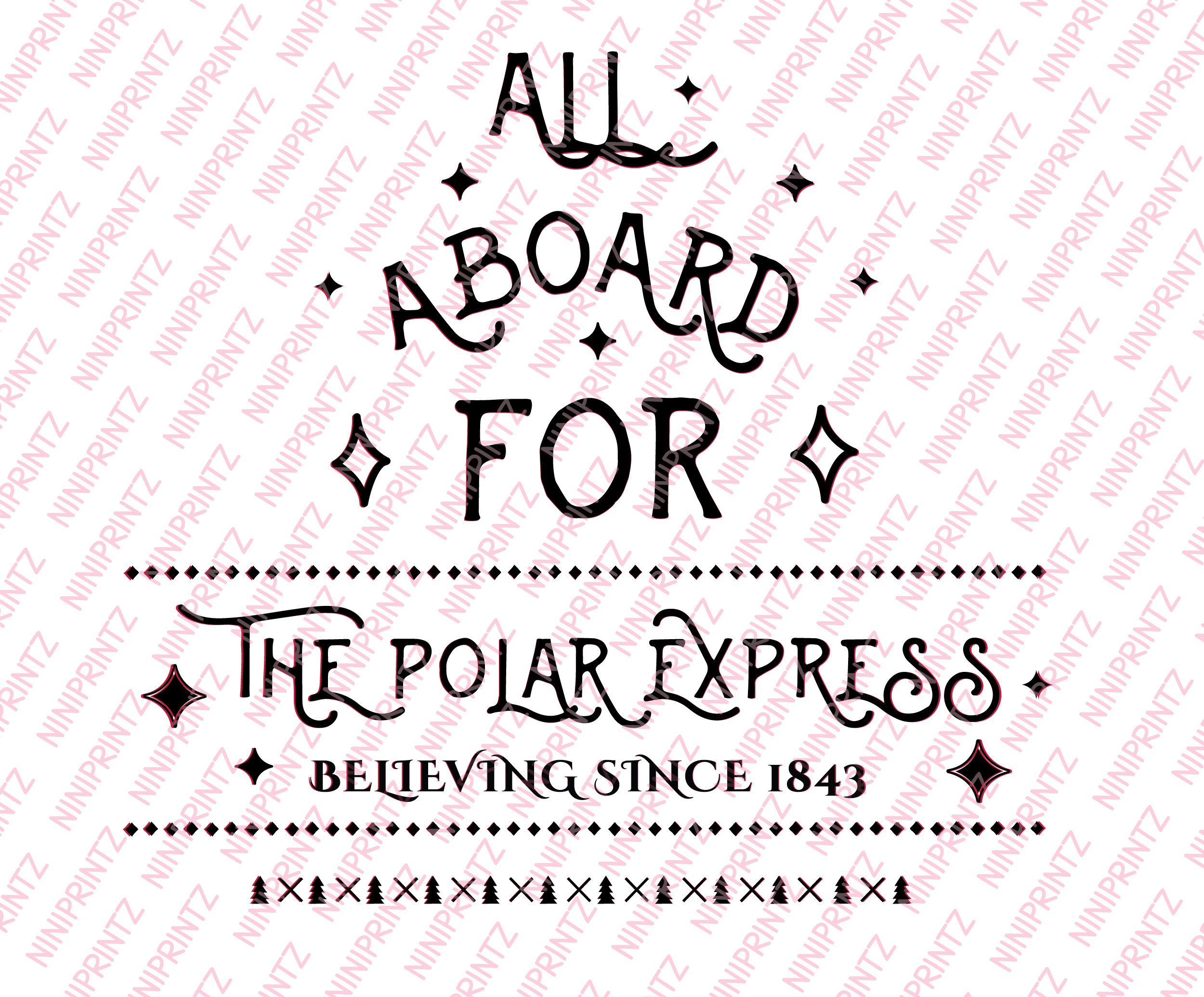 Merry Christmas SVG FREE Gift All Aboard Polar Express, Christmas Png ...
