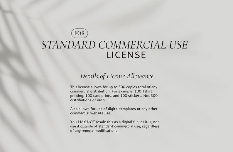 Standard Commercial Use License for Niniprintz Products, Retro Smiley ...