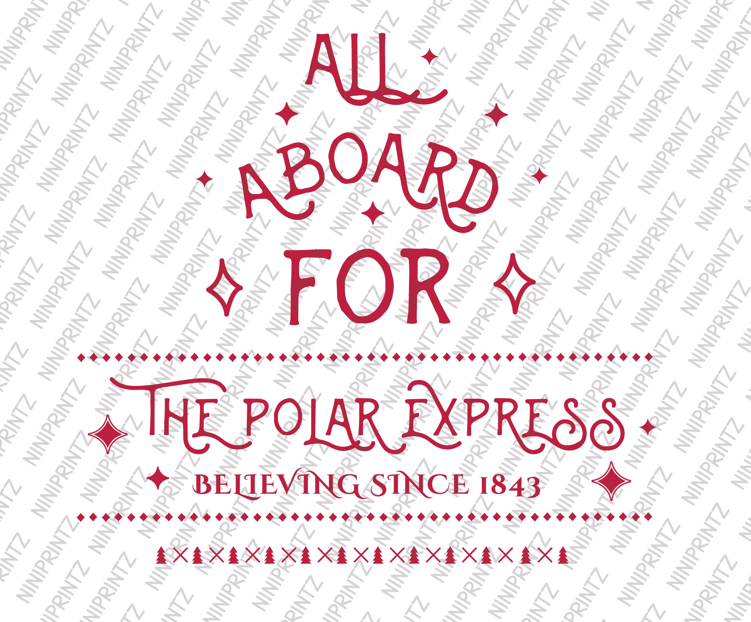 Merry Christmas SVG FREE Gift All Aboard Polar Express, Christmas Png ...