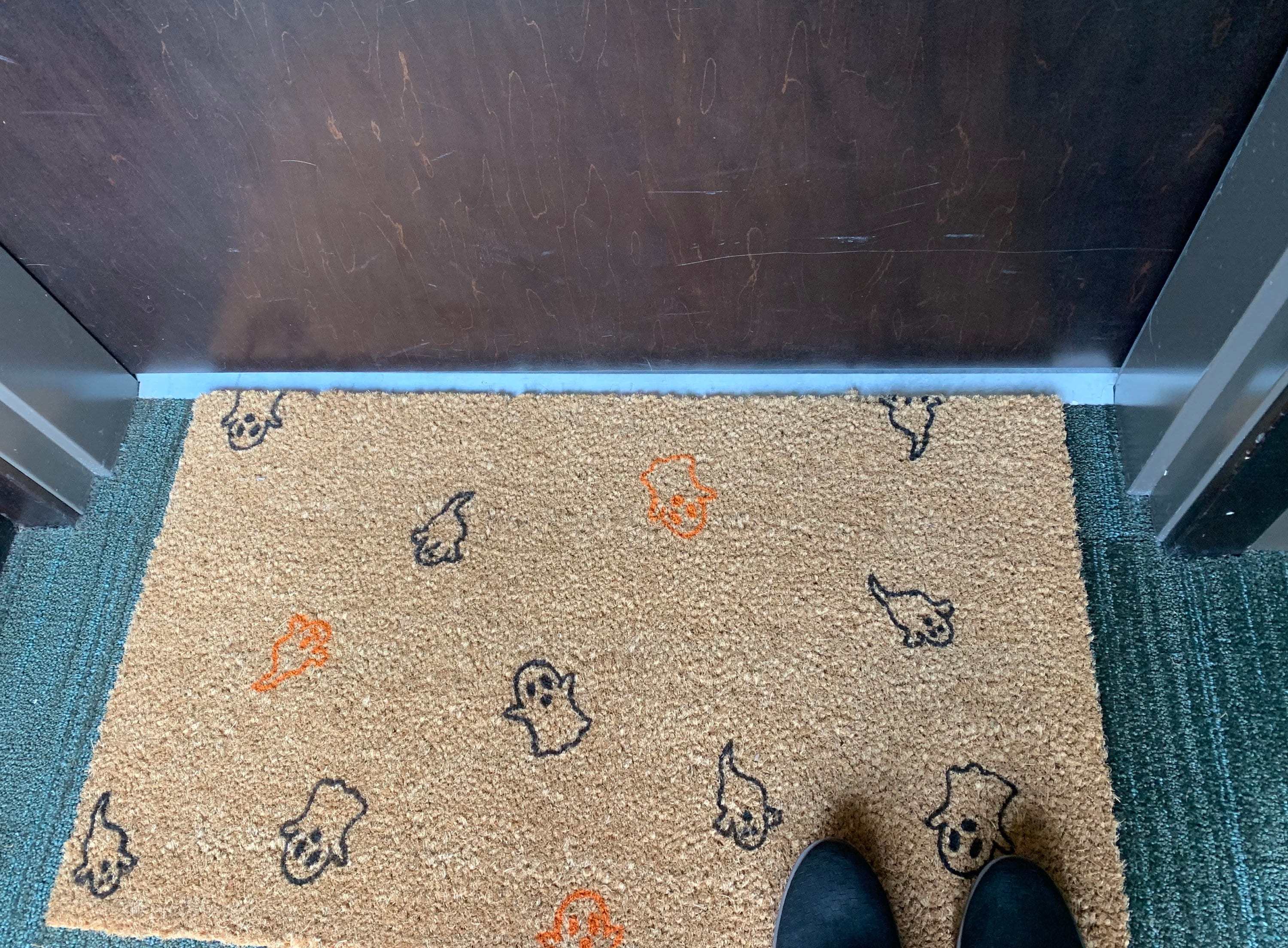 Ghost Doormat Welcome Doormat Fall Decor Halloween Decor BOO - Etsy España