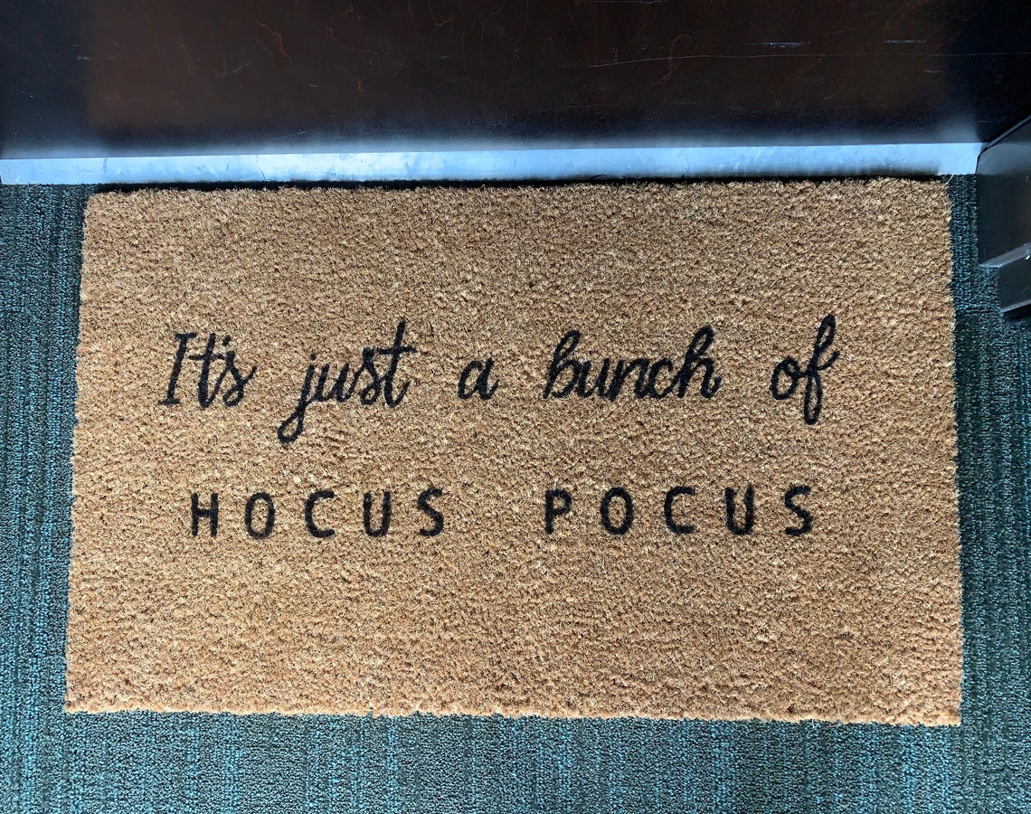 It's All Just a Bunch of Hocus Pocus Doormat Fall Decor Halloween Decor ...
