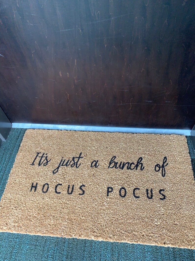 It's All Just a Bunch of Hocus Pocus Doormat Fall Decor Halloween Decor ...