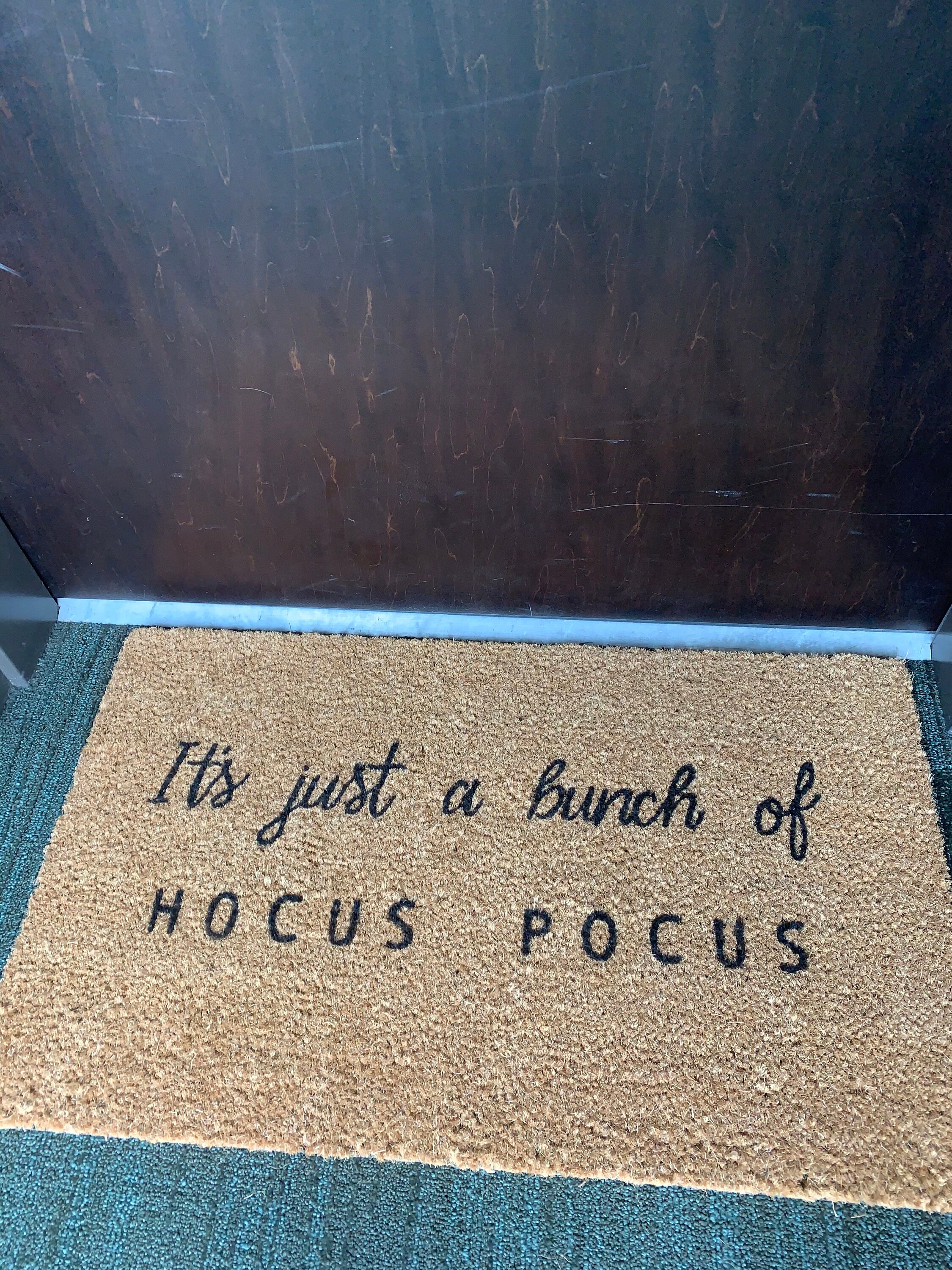 It's All Just a Bunch of Hocus Pocus Doormat Fall Decor Halloween Decor ...