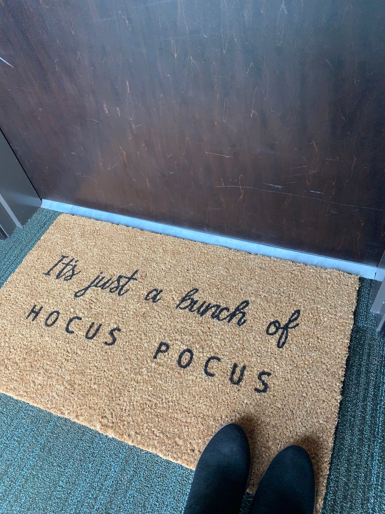 It's All Just a Bunch of Hocus Pocus Doormat Fall Decor Halloween Decor ...