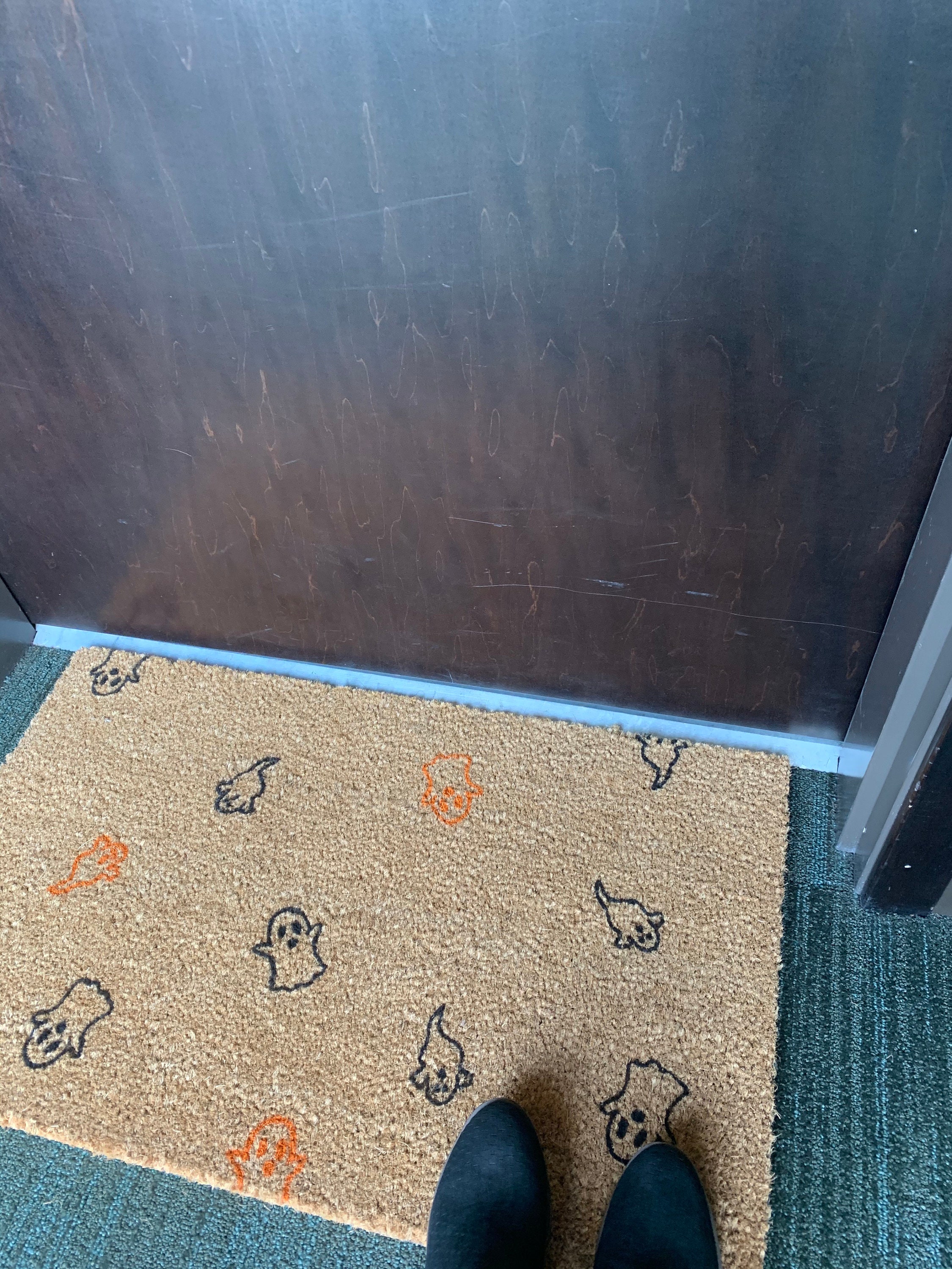 Ghost Doormat Welcome Doormat Fall Decor Halloween Decor BOO - Etsy España