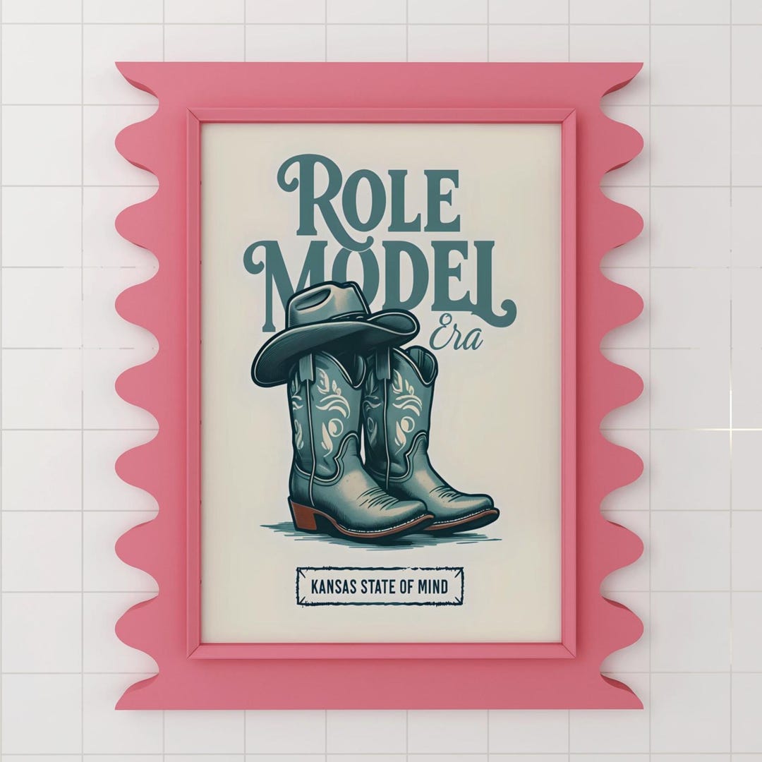 Role Model Era Poster, Kansas Anymore Poster, Saint Laurent Cowboy ...