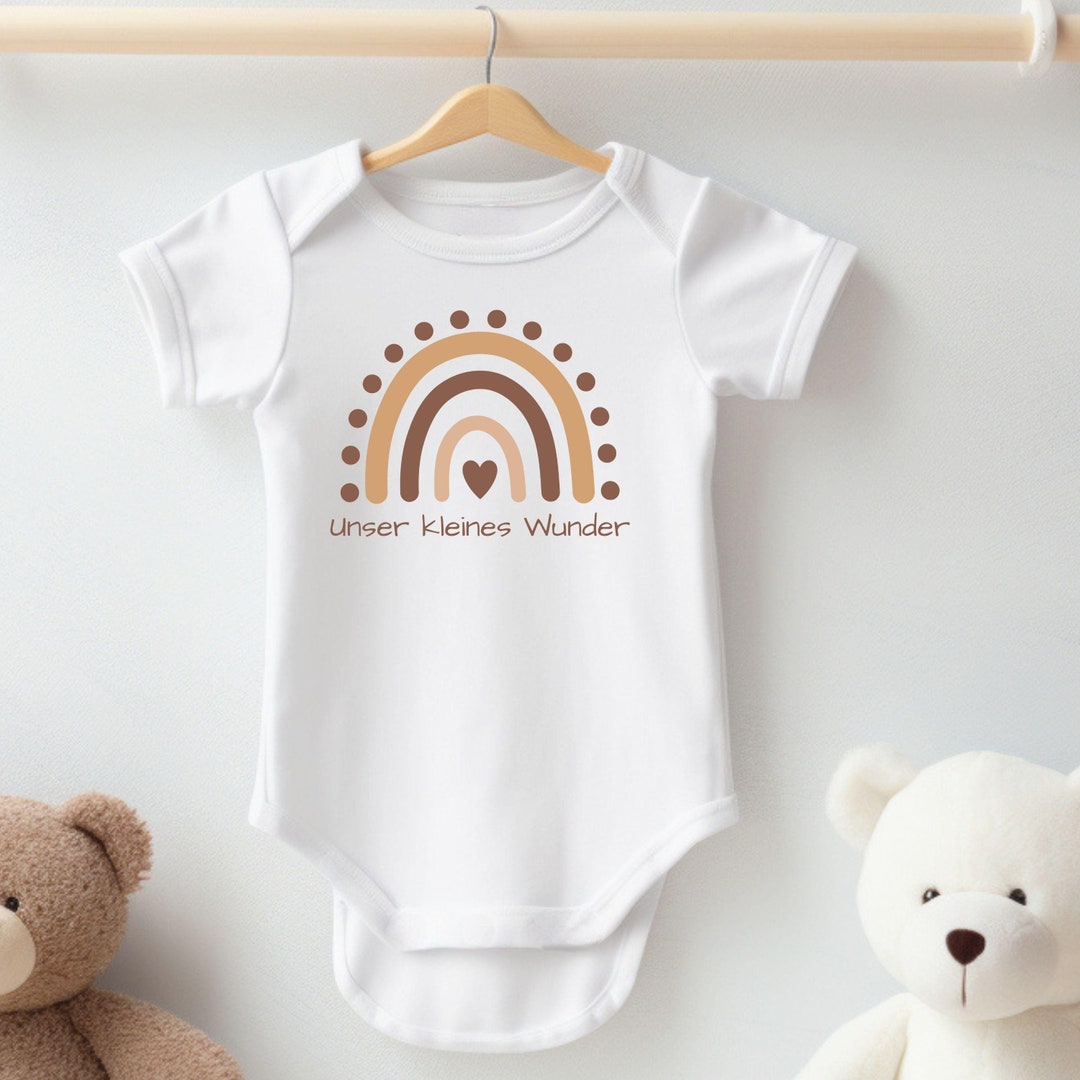 Baby Bodysuit "our Little Miracle", Rainbow, Rainbow Baby, Pregnancy ...