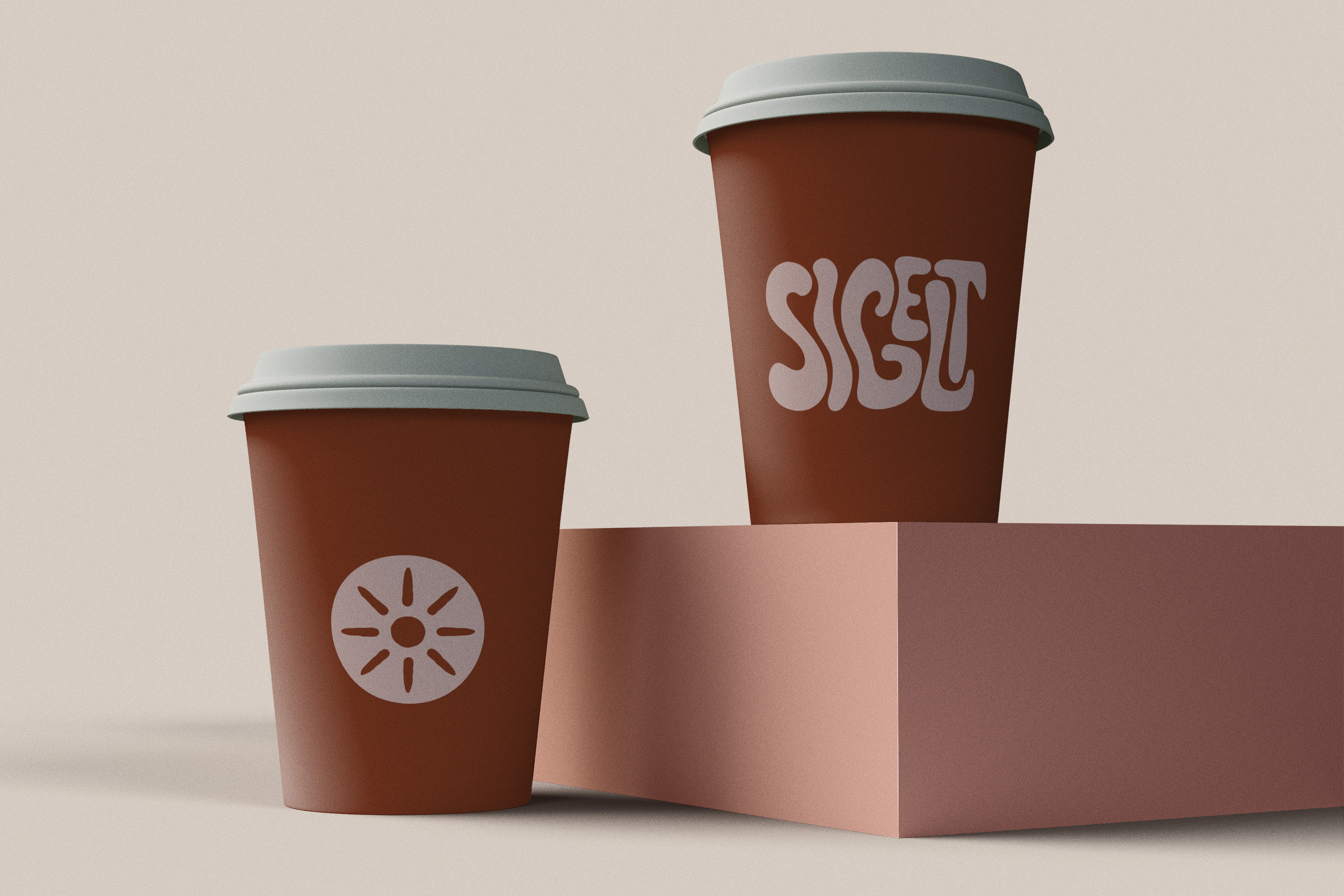 Coffee Cup Mockup 10 PSD Files With Changeable Background and Lid Color ...