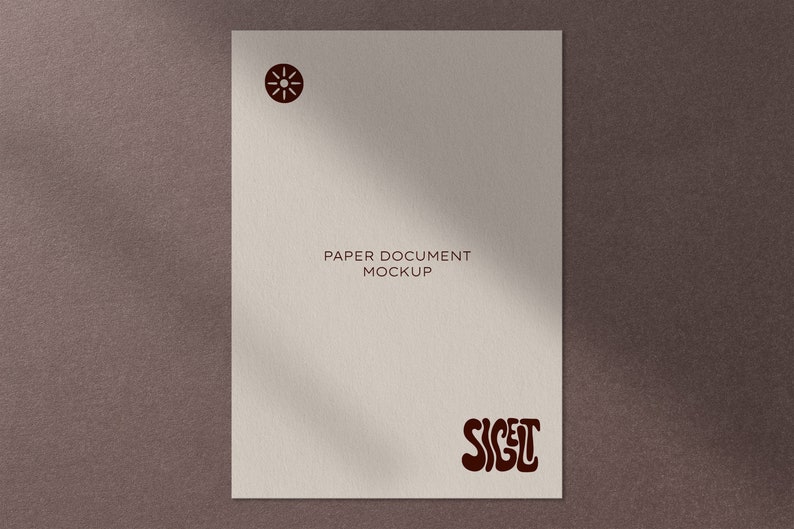 A4 Document Print Mockup Template, PSD Mockup for A4 Stationery Flyer ...