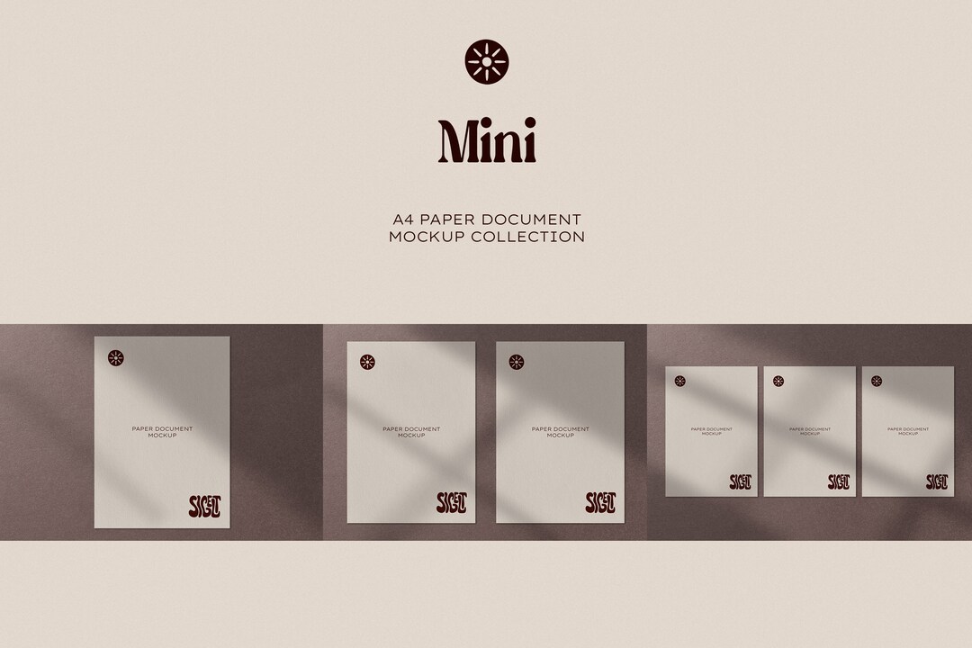 A4 Document Print Mockup Template, PSD Mockup for A4 Stationery Flyer ...