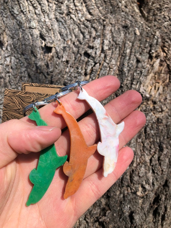 Dolphin Keychain Made from Recycled Newfoundland Plastic | Etsy