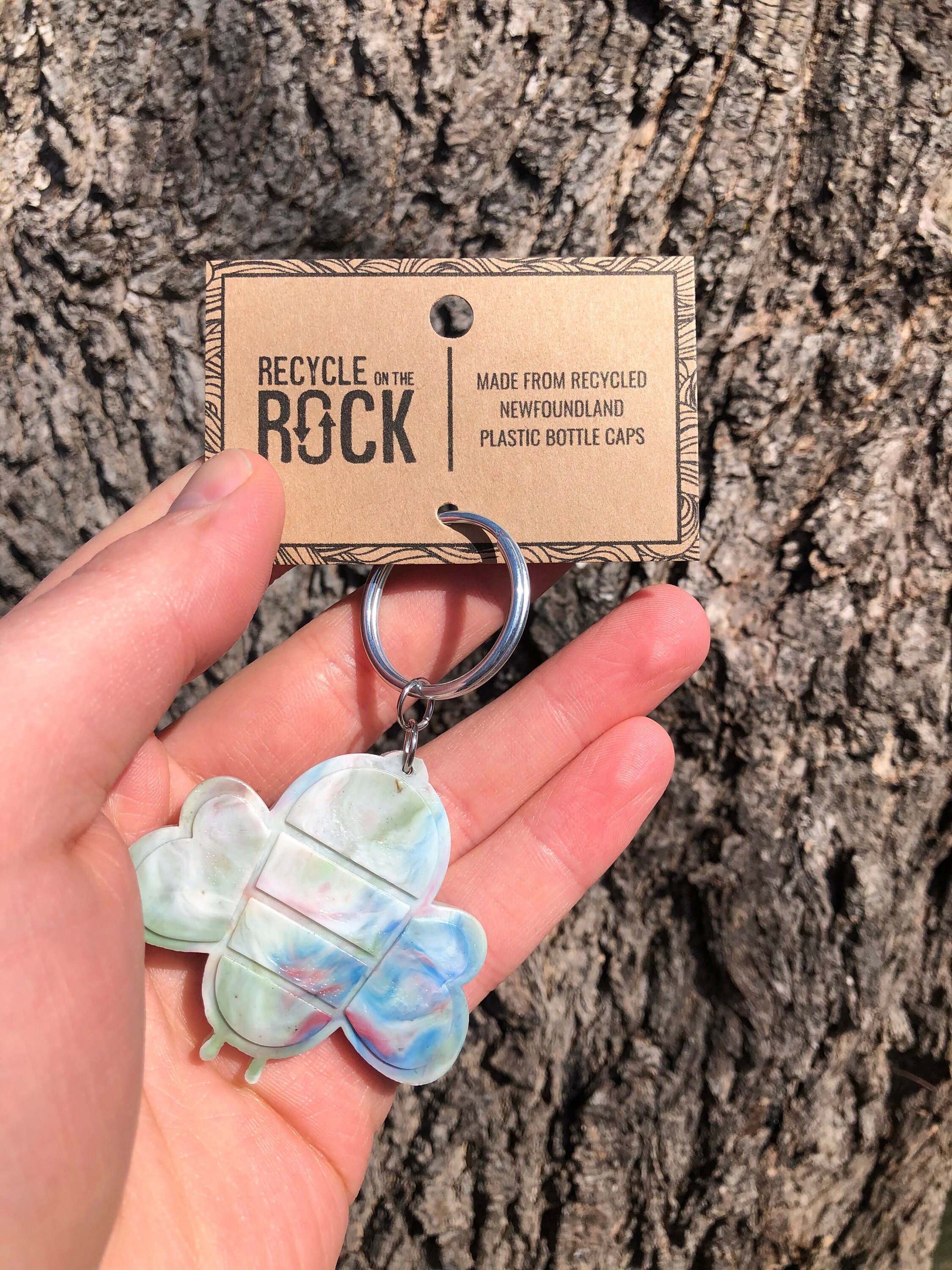 Bumble Bee Keychain made From Recycled Newfoundland Plastic - Etsy