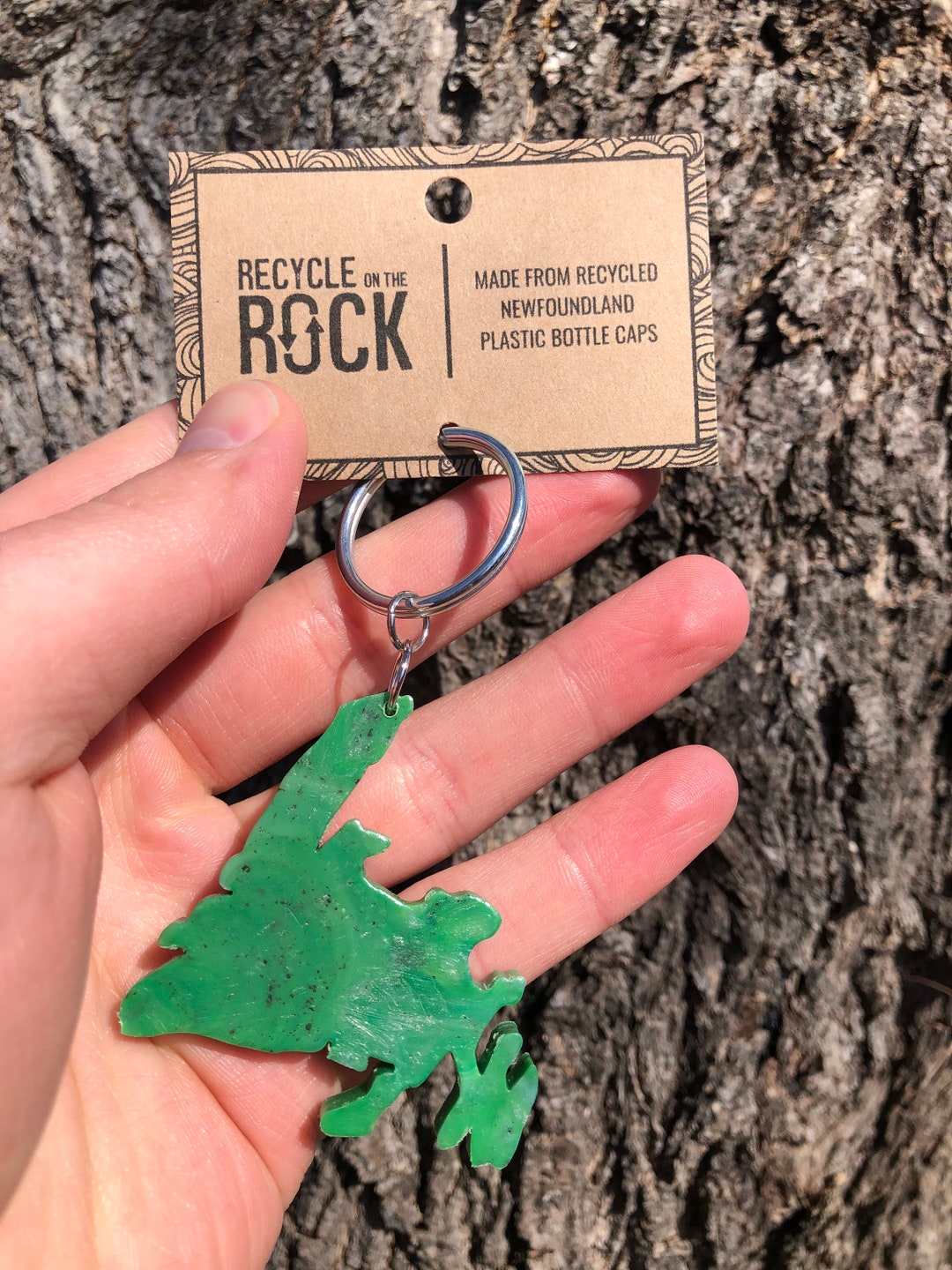 Newfoundland Map Keychain made From Recycled Newfoundland - Etsy Canada