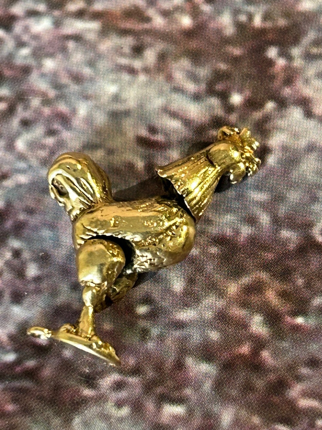 Fully Articulated and Hallmarked I Think 9ct Gold Hen Chicken Charm for ...