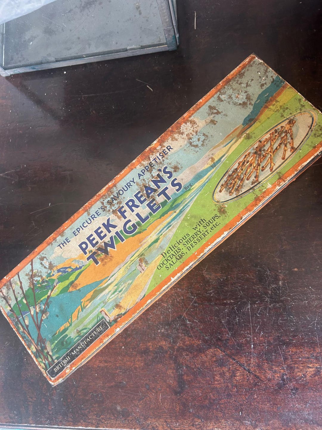 Rare Vintage Peek Frean & Co 1930s Twiglets Tin Advertising Twiglet ...