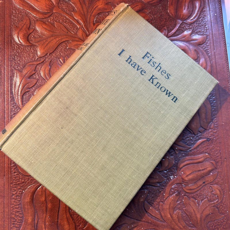 Vintage Fishing Book - Etsy