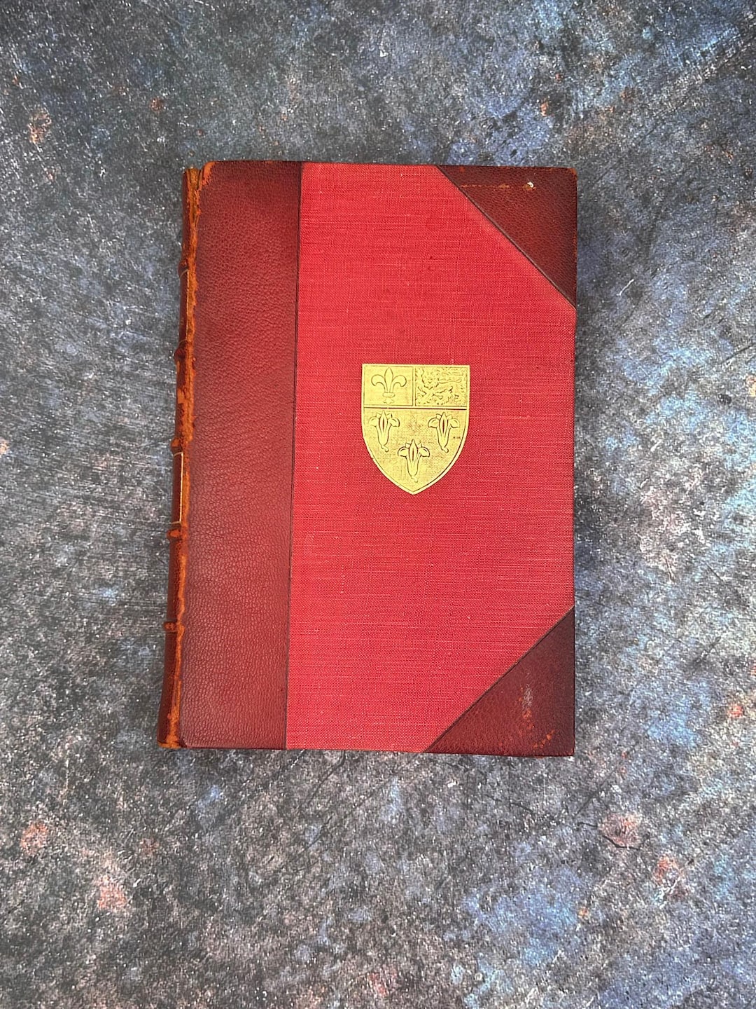 Traffics and Discoveries Rudyard Kipling Vintage Antique Red Leather ...