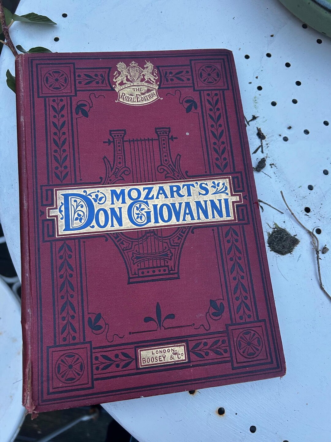 Don Giovanni Mozart Opera Music Score Vintage Victorian Hardback ...
