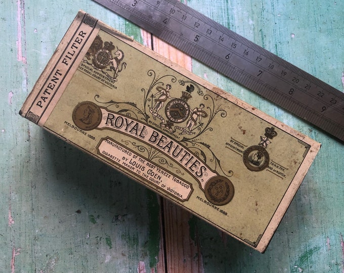 Very Old and Rare Victorian Tin Advertising Cigarette Tin Louis Coen ...