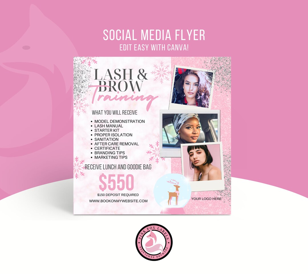 LASH Training Flyer Lash Class Flyer Lash Flyer Lash Sale - Etsy