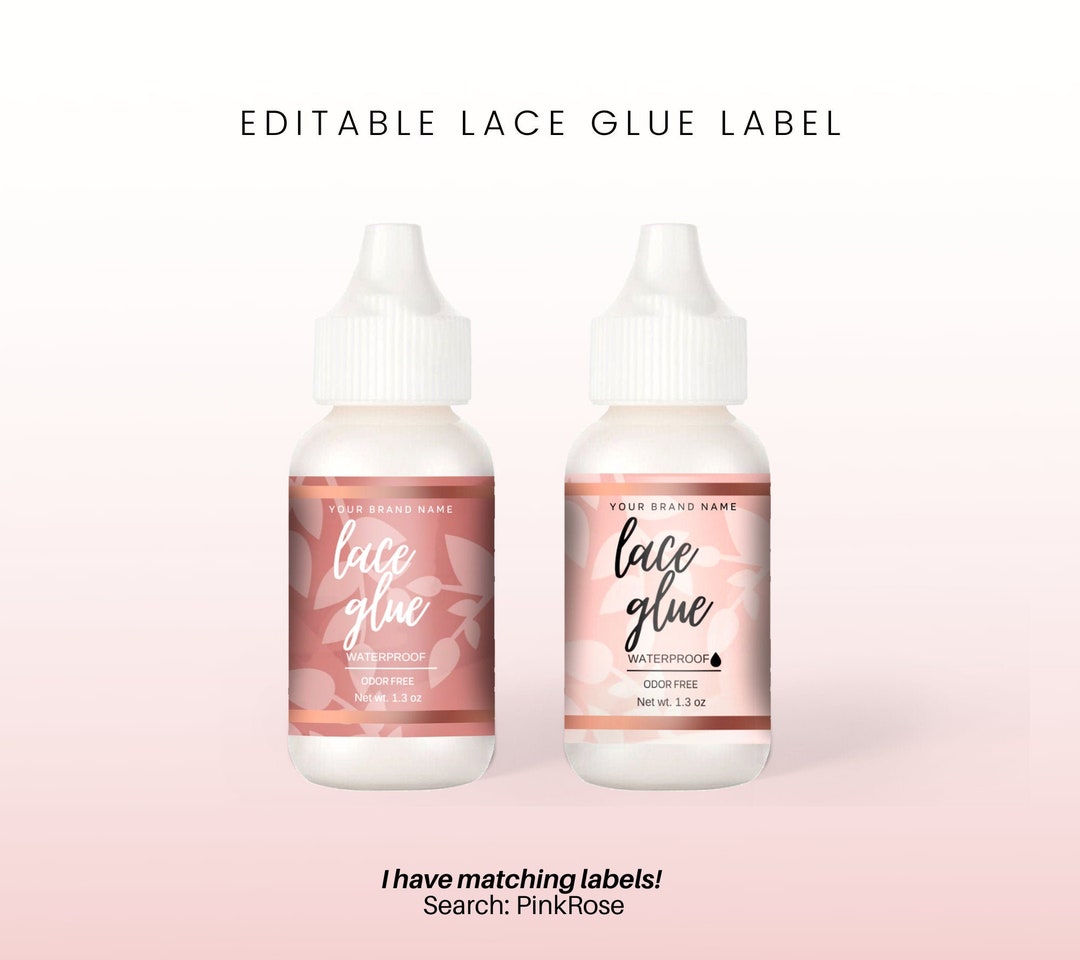 DIY Product Label Lace Glue Label Private Label Lace Glue - Etsy