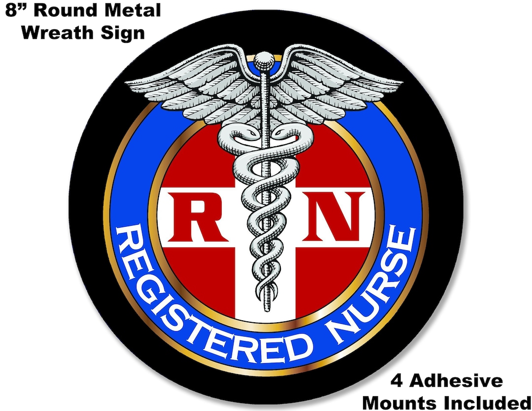 8 Metal Wreath Sign Nurse 32 Healthcare Worker - Etsy