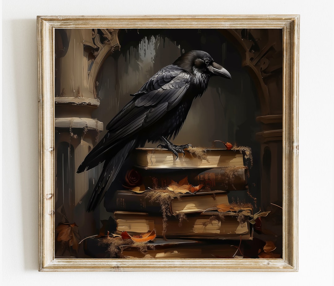 Nevermore: the Raven 1 Dark Academia Digital Download Edgar Allen Poe ...