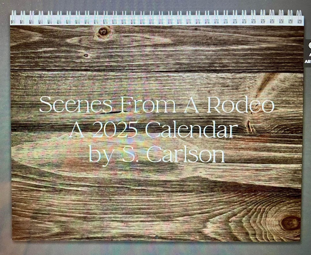 Scenes From A Rodeo a 2025 Calendar - Etsy
