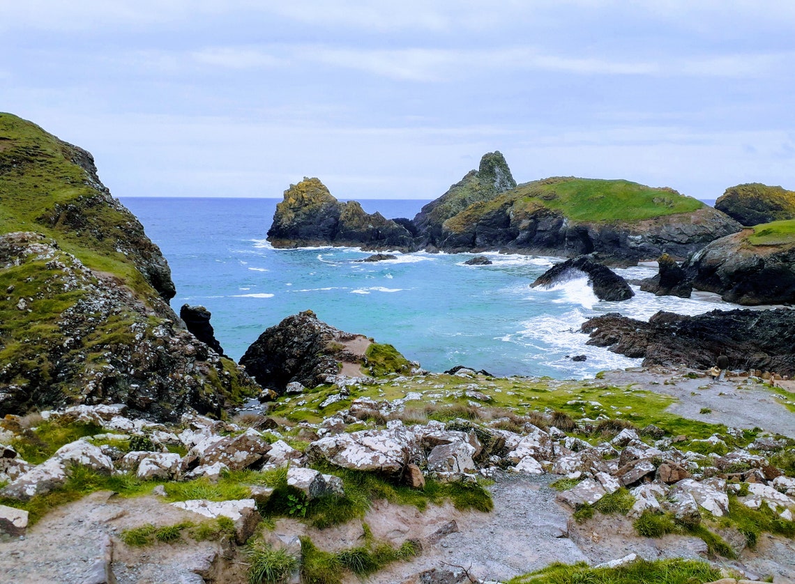 Mounted Photo Print Kynance Cove Cornwall England. View of - Etsy
