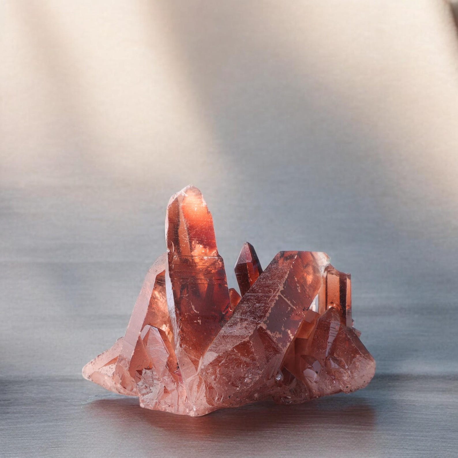 Raw Brown Strawberry Gemstone Cluster, Natural Rough Crystal Good Luck ...