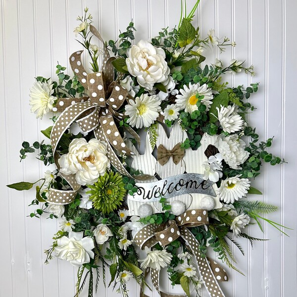 Large Spring Wreath - Etsy