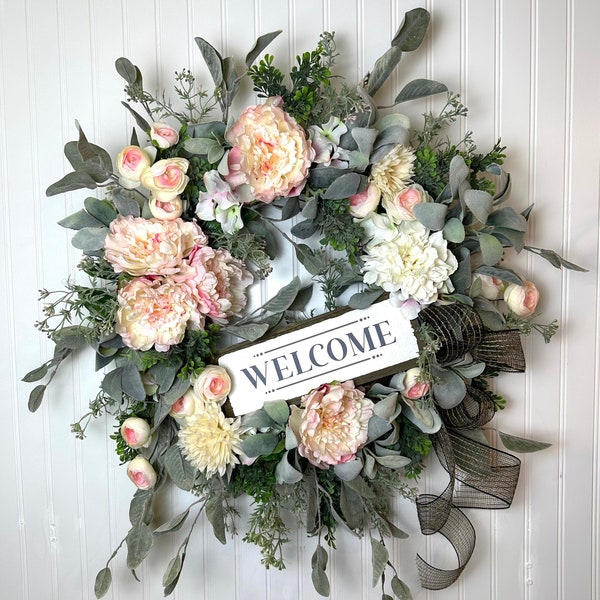 Large Spring Wreath - Etsy