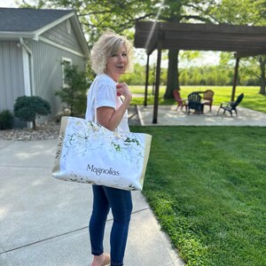 Dragonfly Weekender Tote Bag, Personalize Optional, Floral Bag Gift ...