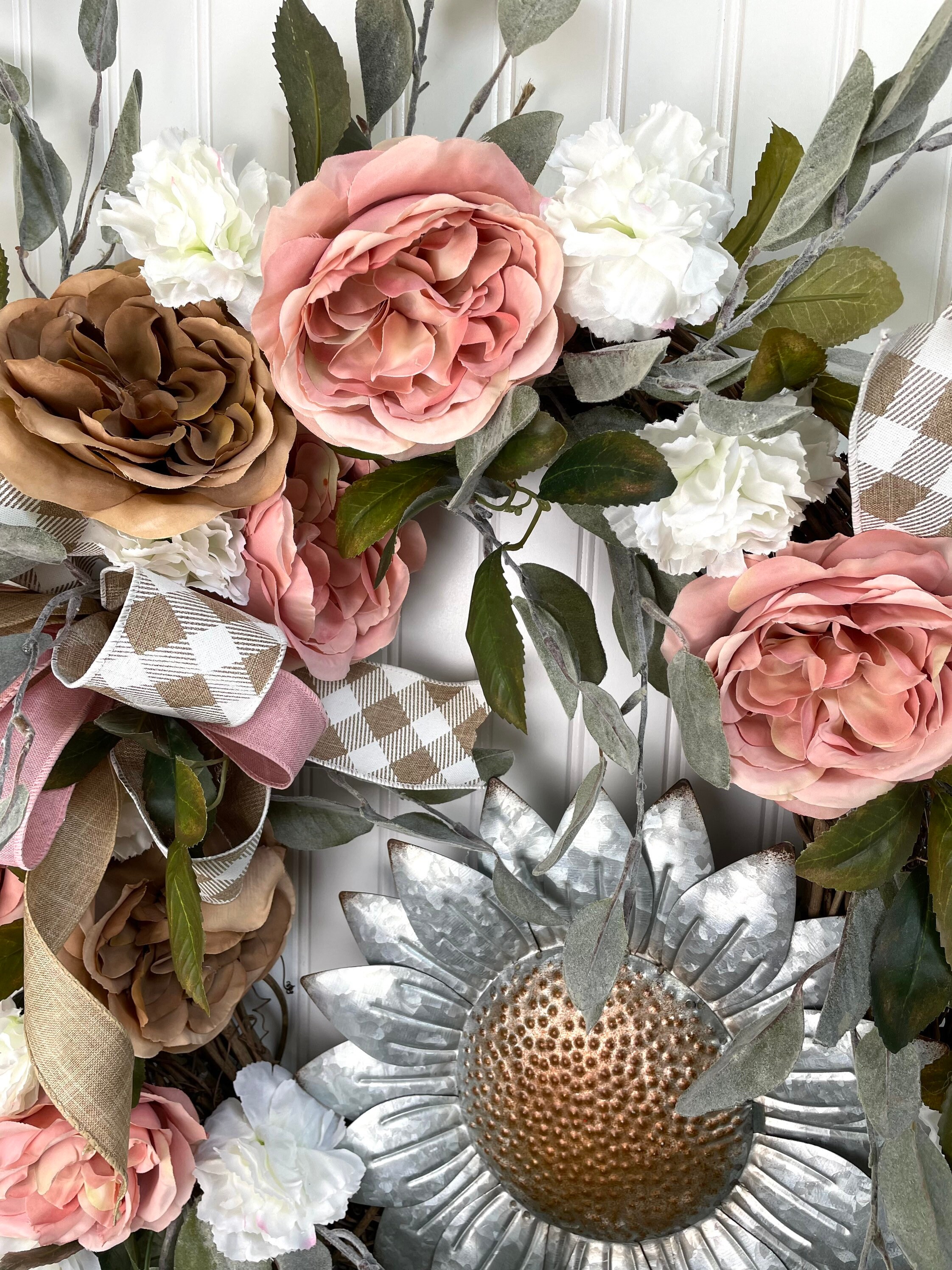 Extra Large Spring Wreath for Front Door Large Summer Blush | Etsy