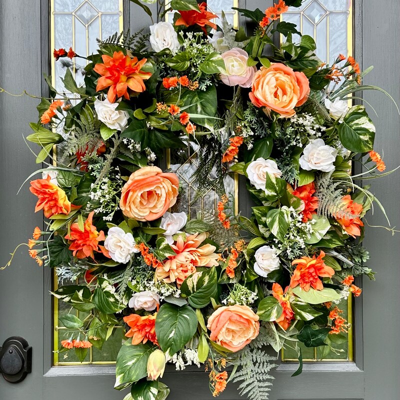 Large Spring Wreath - Etsy