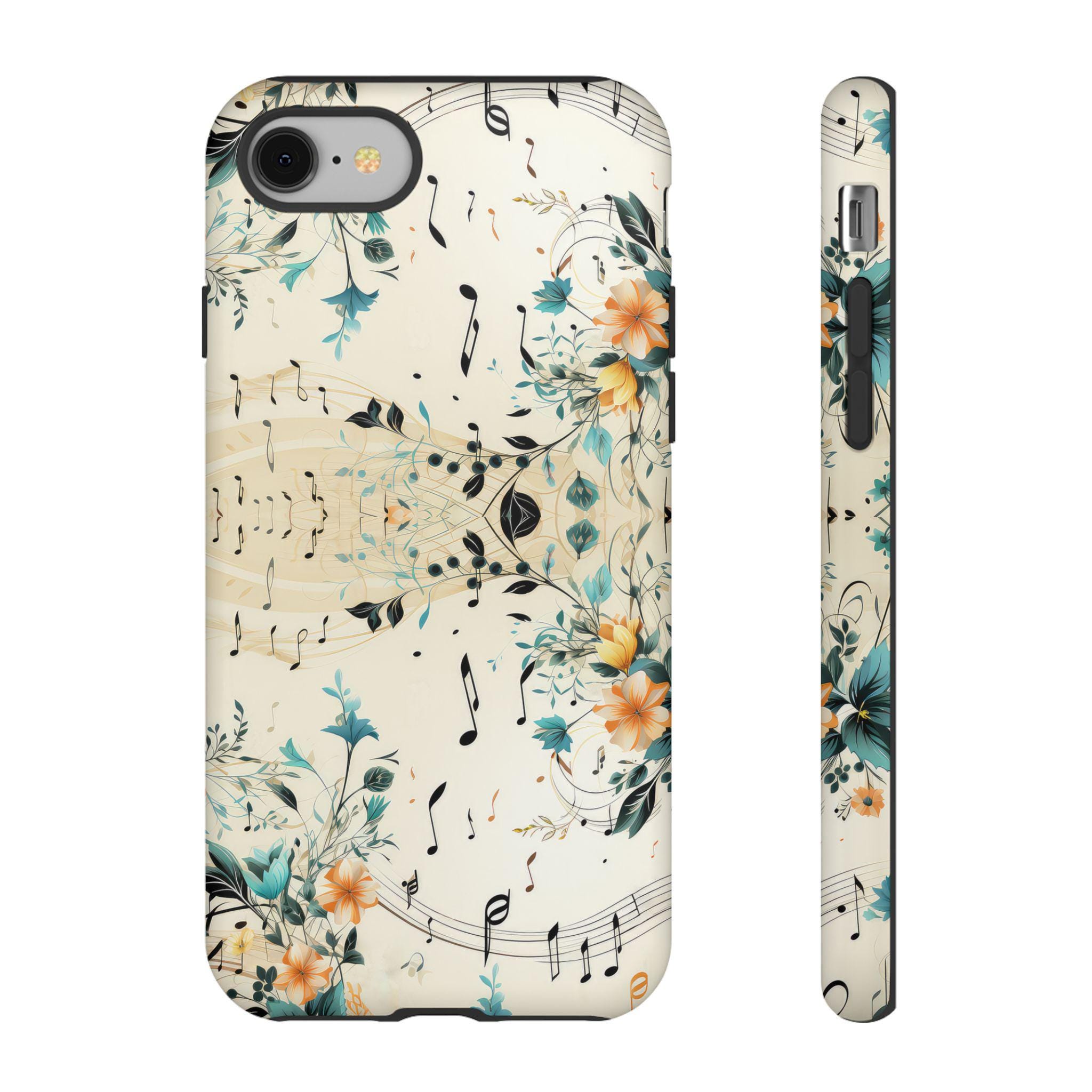 Musical Phone Tough Case for All Phones, Music Notes Pattern for Music ...