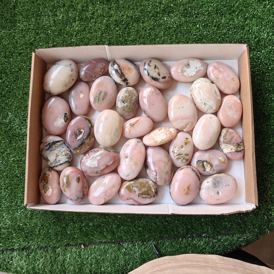 Lot 32 Pc Pink Opal Palms - Etsy