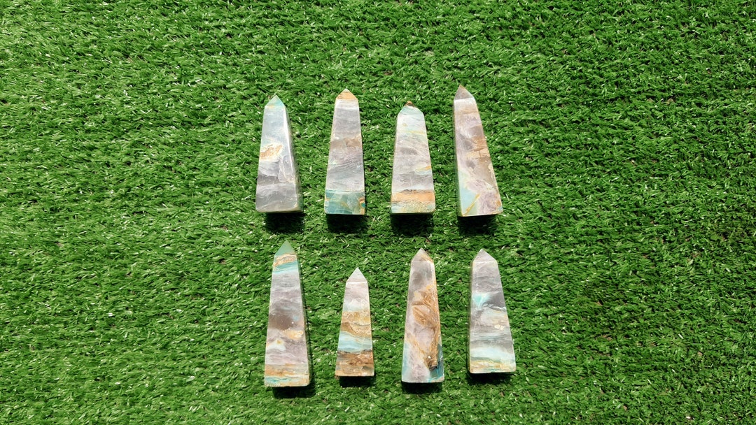 Lot 8 Pc Peruvian Blue Opal Tower - Etsy
