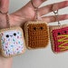 Toaster Pastry Keychain PDF Crochet Pattern - Etsy