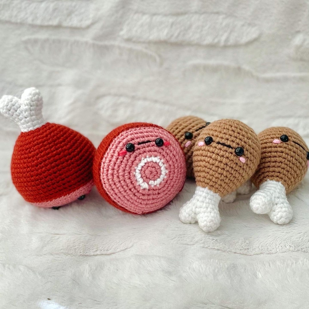 Meat Pals Crochet Pattern PDF - Etsy