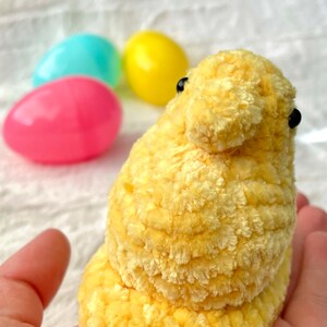 Marshmallow Chick Crochet Pattern PDF - Etsy