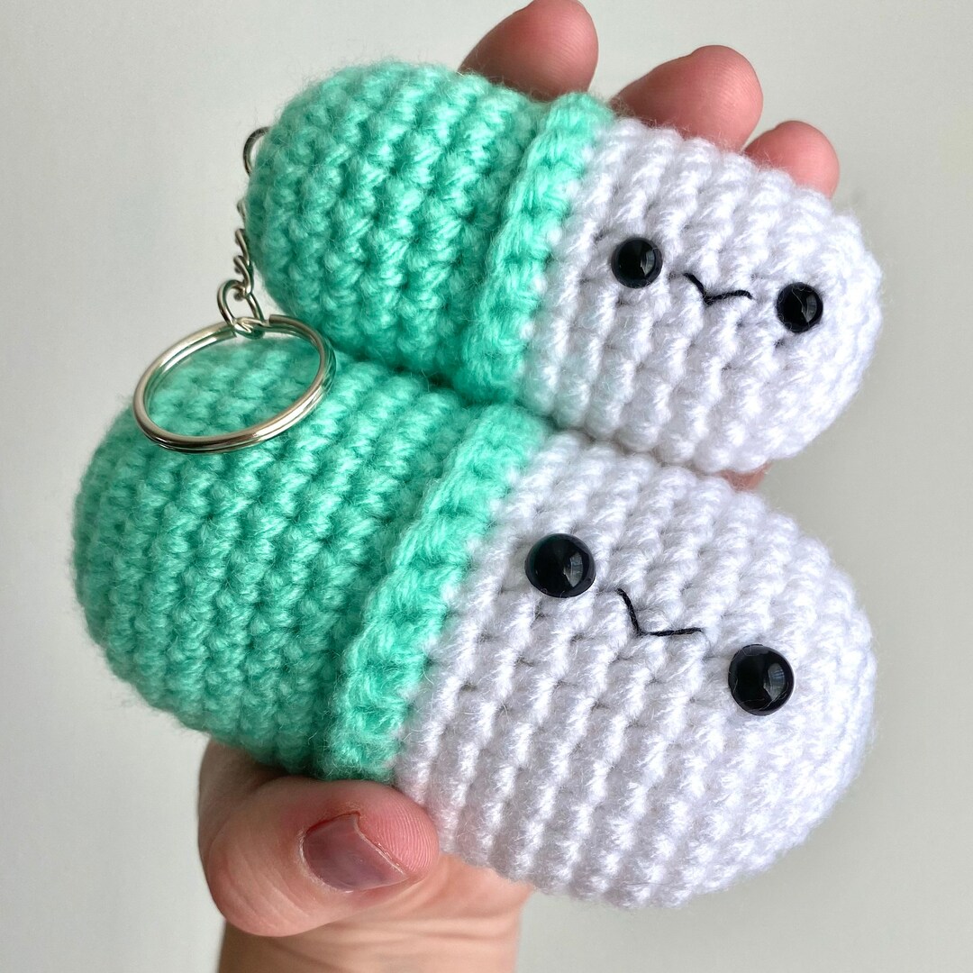 Chill Pill Stress Ball and Keychain PDF Pattern - Etsy