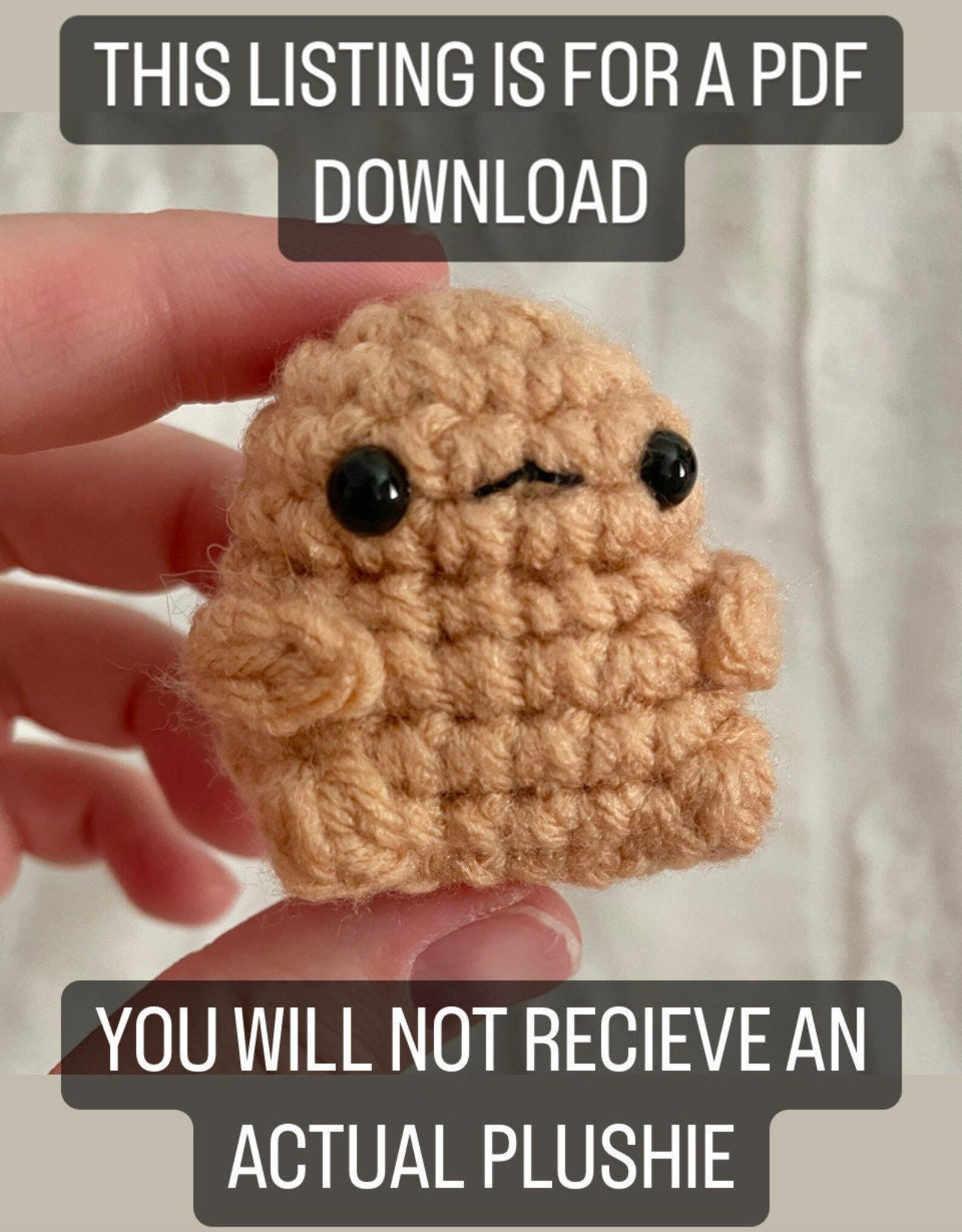 Pete the Potato No Sew PDF Crochet Pattern - Etsy