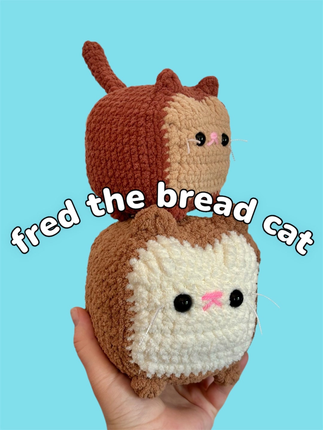 Fred the Bread Cat Crochet Pattern PDF Download - Etsy