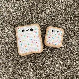 Toaster Pastry Keychain PDF Crochet Pattern - Etsy