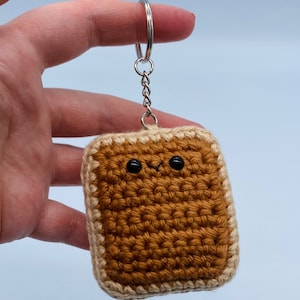 Toaster Pastry Keychain PDF Crochet Pattern - Etsy