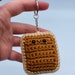 Toaster Pastry Keychain PDF Crochet Pattern - Etsy